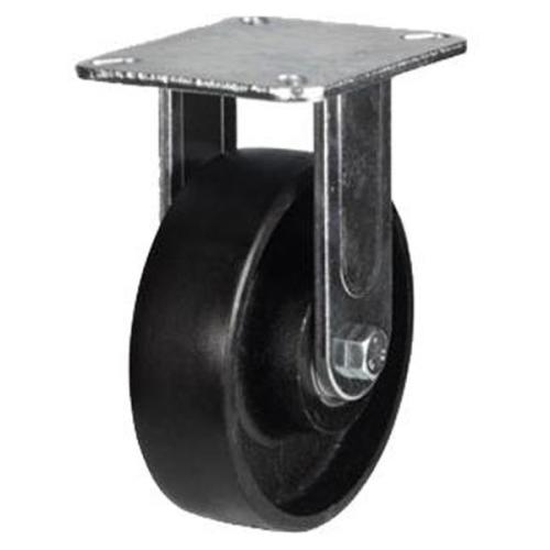 100mm Cast Iron Fixed Castor [450kg max load]