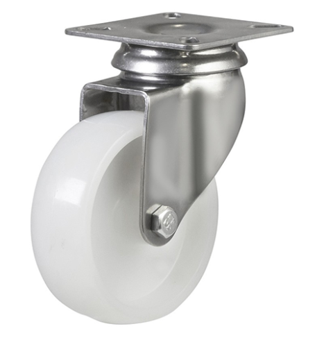 75mm Stainless Steel Nylon Castor | 50kg