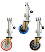 JCHS Wind Up Jacking Castors - 1000kg Capacity, Adjustable