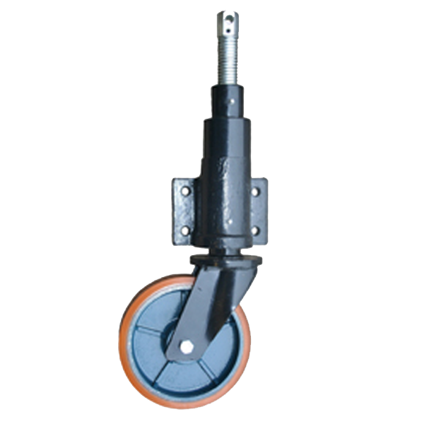 150mm Heavy Duty Jacking Castor - Poly on Cast Iron Wheel | 800kg ...