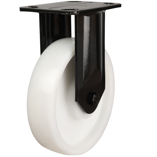 Extra Heavy Duty 150mm Nylon Fixed Castor - 1000kg Load | 150NGR8NYBJ