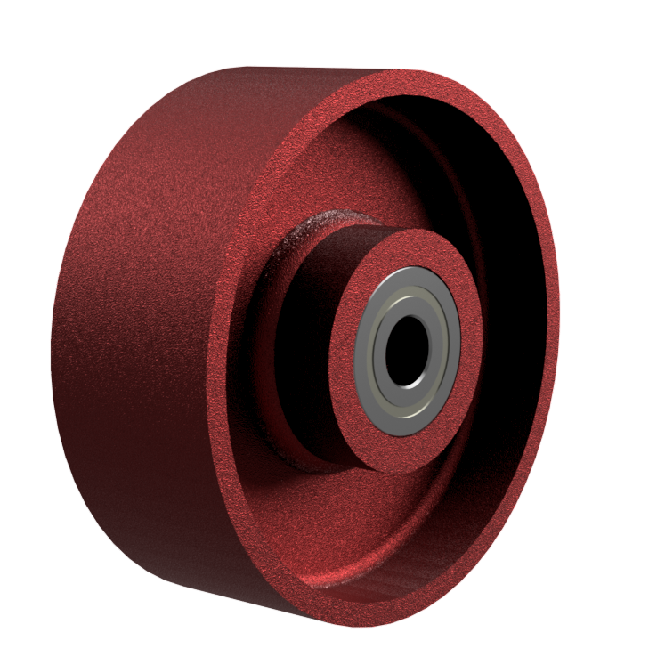 250mm Ductile Iron Wheel [2700kg max load]