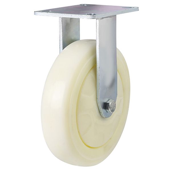 200mm Nylon Fixed Castor [400kg max load]
