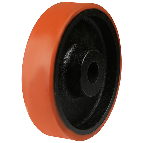 Extra Heavy Duty 250mm Polyurethane on Cast Iron Wheel - 1400kg Load ...