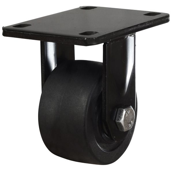 75mm Low Level Nylon Fixed Castor | 400kg | 75HGD8NYBJ