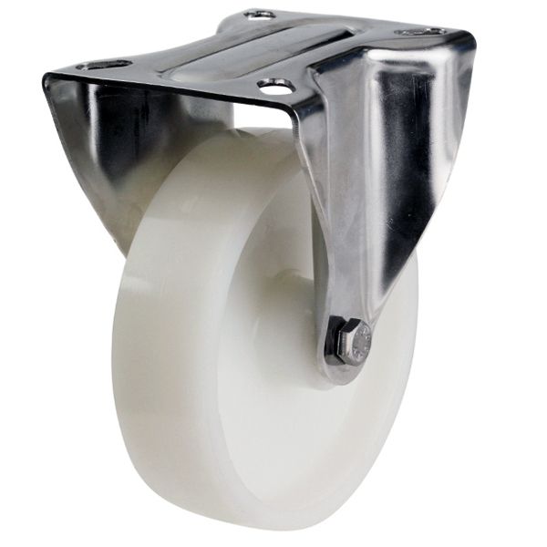 80mm Nylon Fixed Castor | 200kg | 80DR8NY